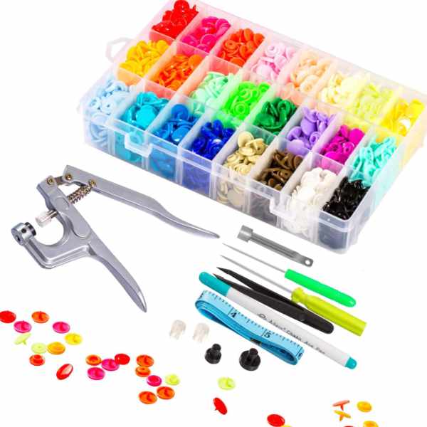 Plastic Snap Buttons - diy pouch and bag with sewingtimes